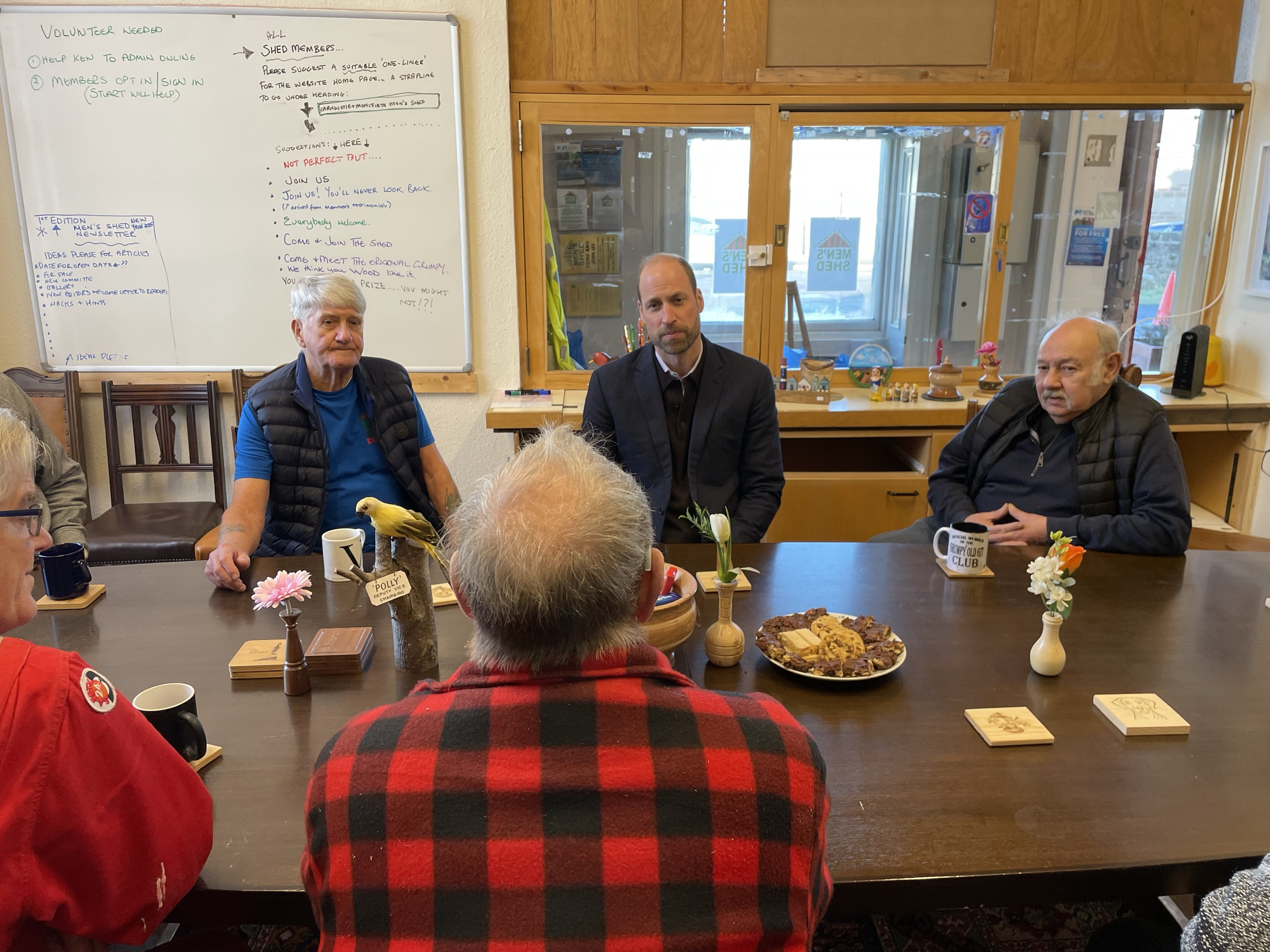 Prince William visits Angus groups tackling loneliness