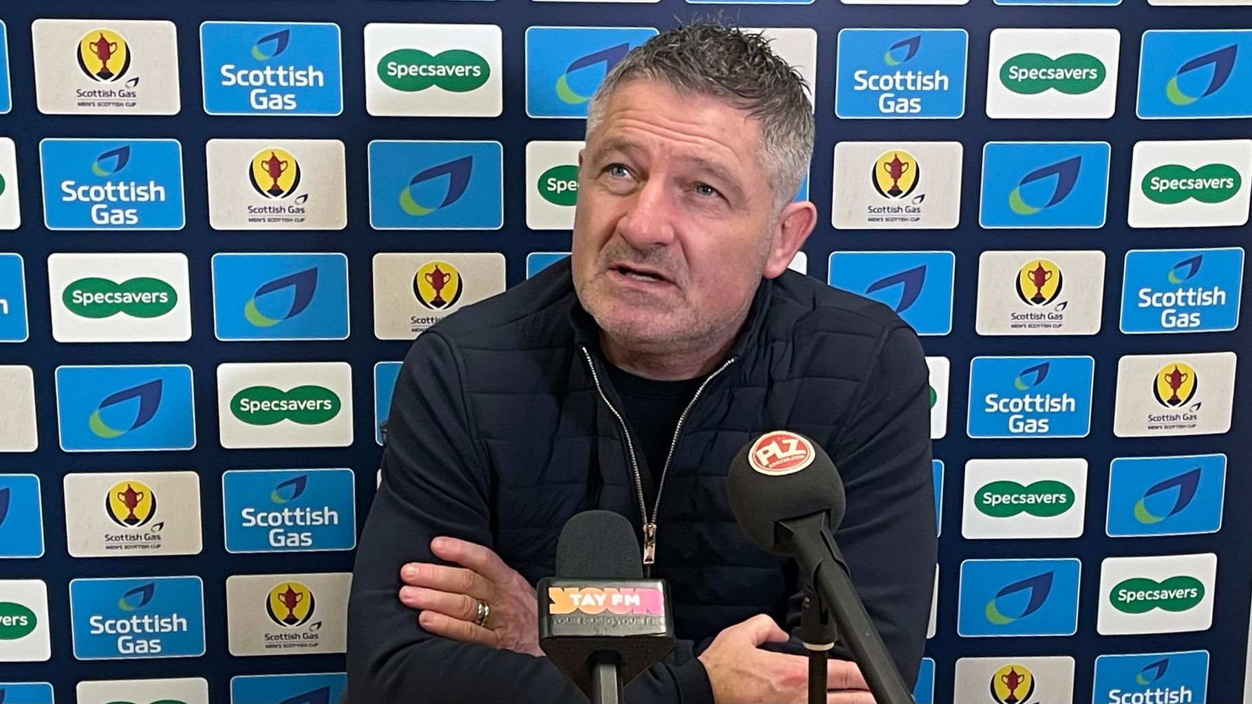 Tony Docherty hails departing Dundee star Lyall Cameron.