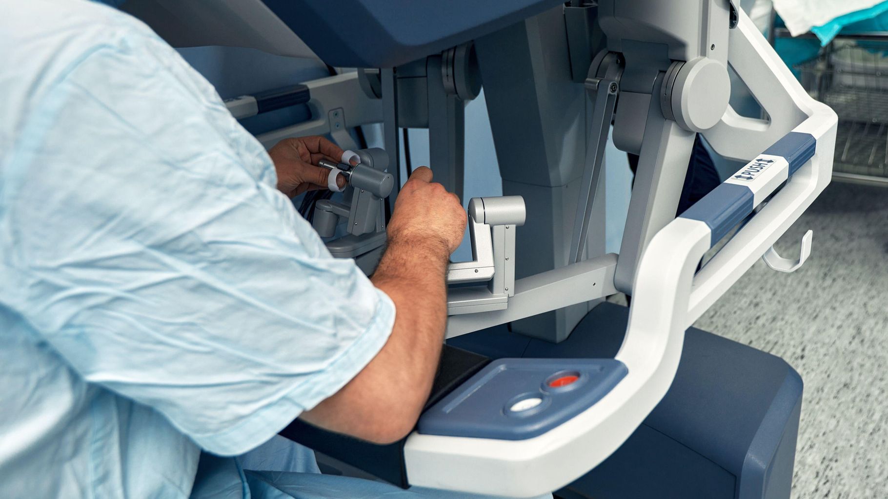 Surrey man given pioneering robotic microsurgery for cancer