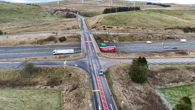 Safety improvements at Junction 27 of the M6 in Cumbria are working ...
