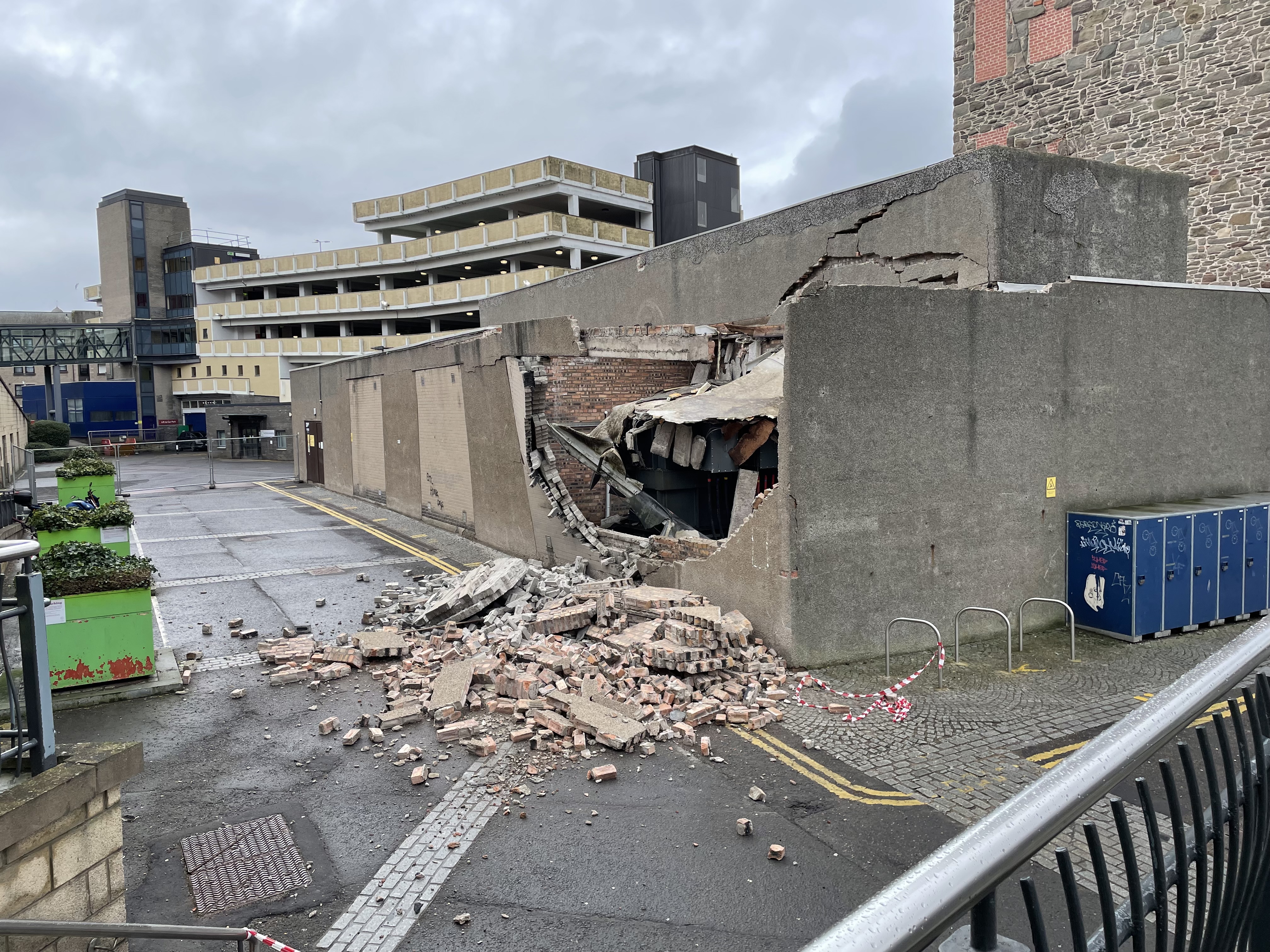 SSEN on scene after explosion in Dundee City Centre
