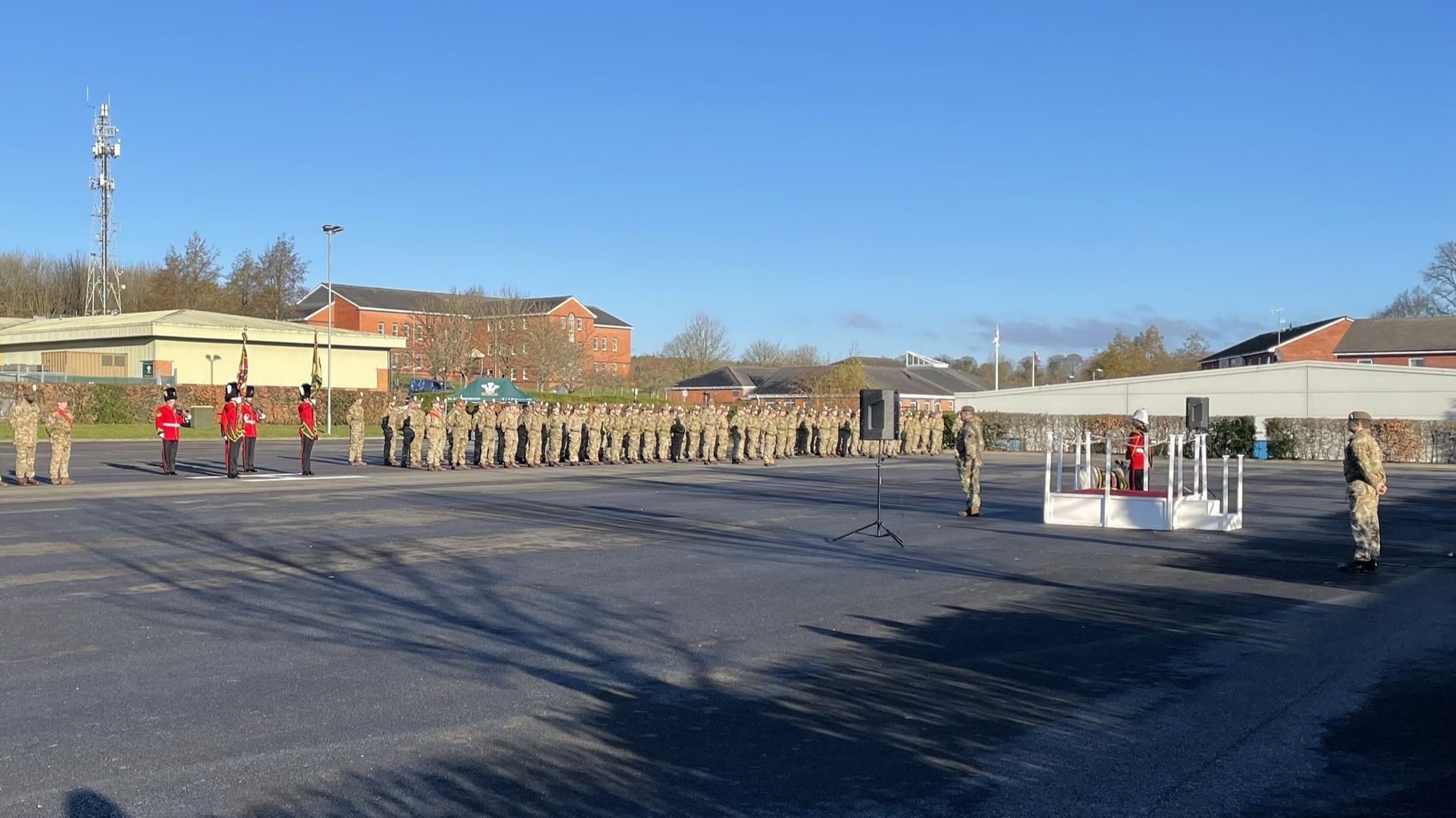Wiltshire soldiers mark St David's Day with traditional ceremony