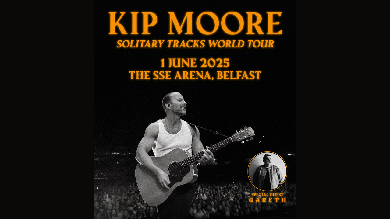 Castlederg singer Gareth to support country star Kip Moore in Belfast