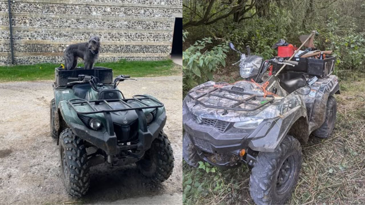 More quad bike and all-terrain vehicle thefts reported in Wiltshire