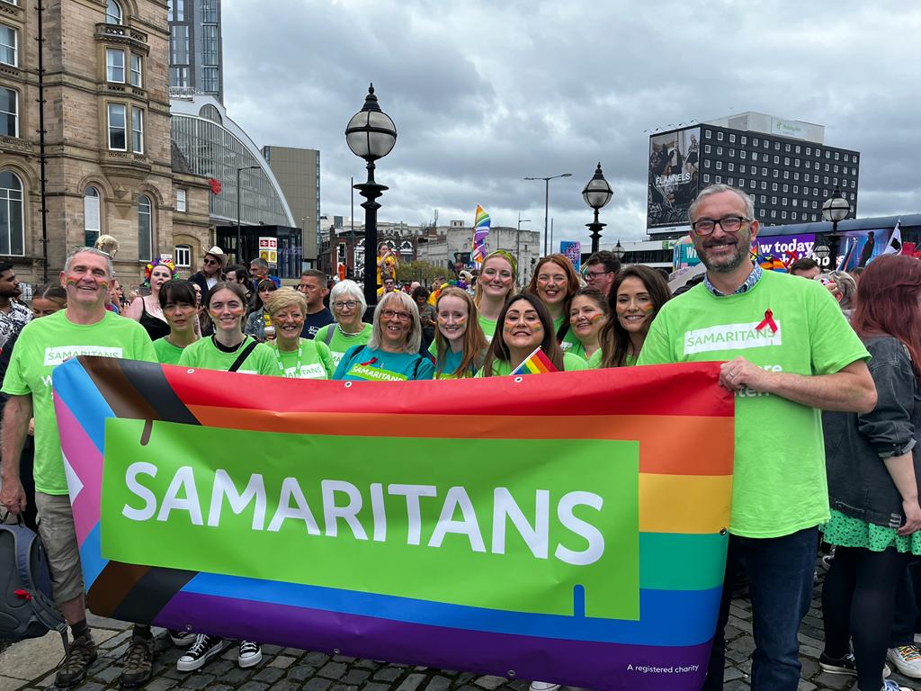 Samaritans Liverpool receiving King's Award on 65th birthday