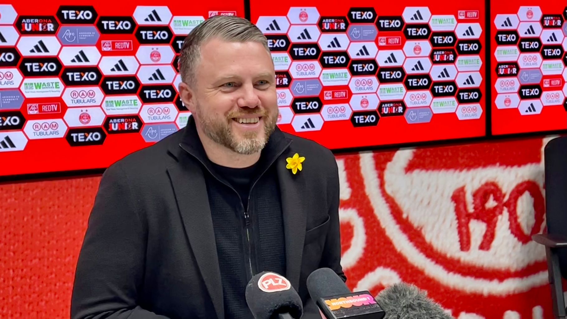 Jimmy Thelin hails Aberdeen fightback in draw with Dundee United.