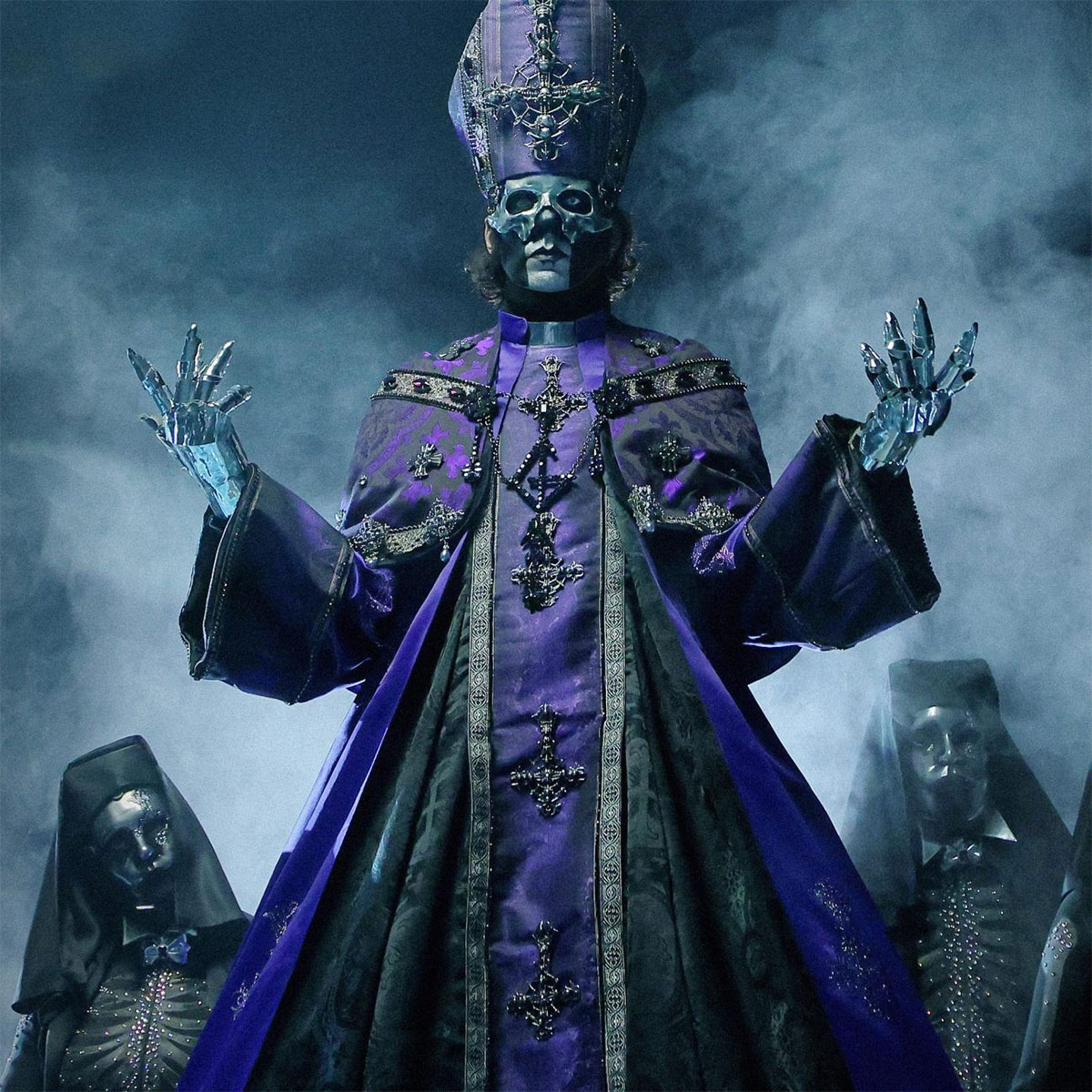 Ghost unveil new frontman Papa V Perpetua and unleash 'Satanized ...