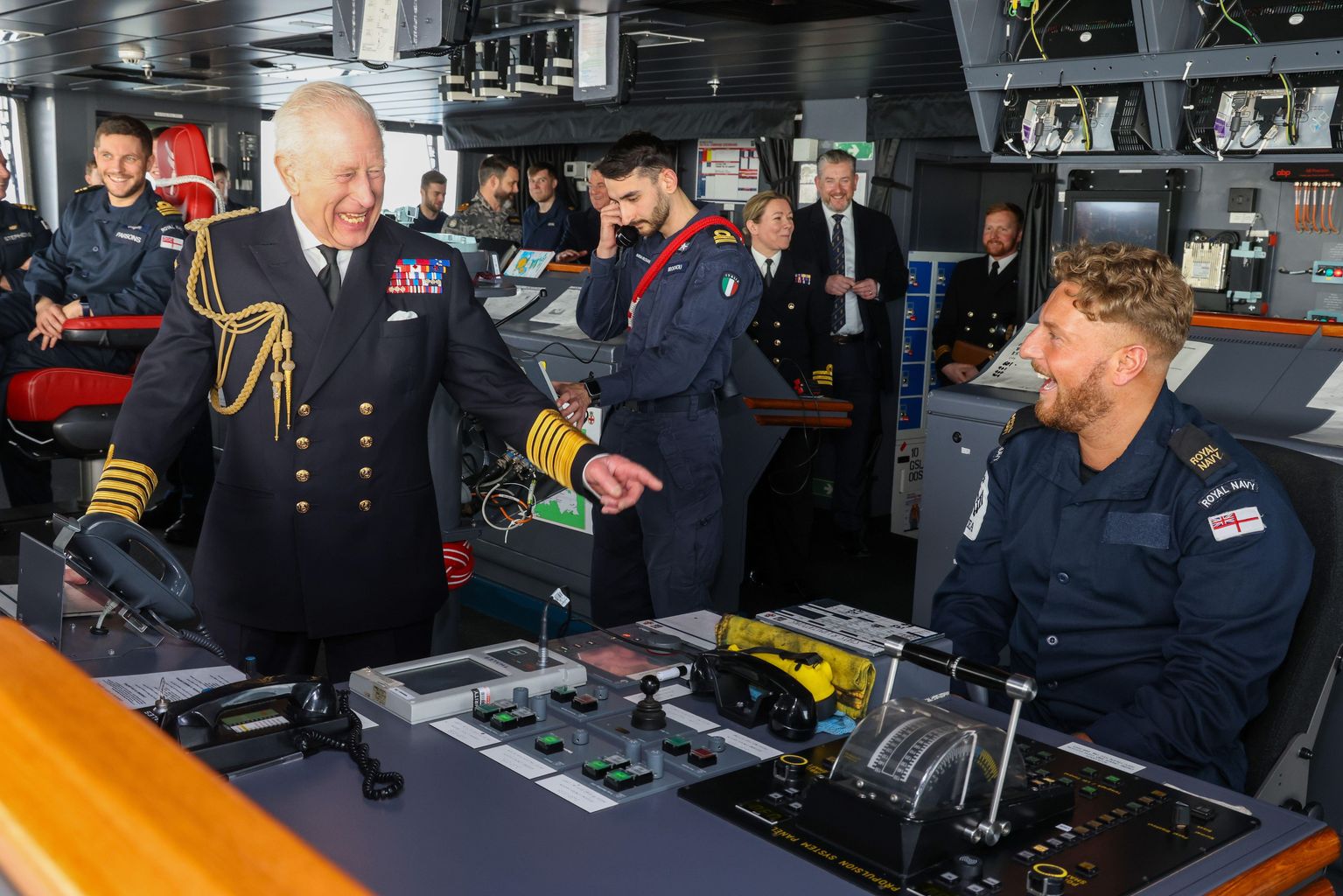 HMS Prince of Wales returns to Portsmouth after hosting King at sea