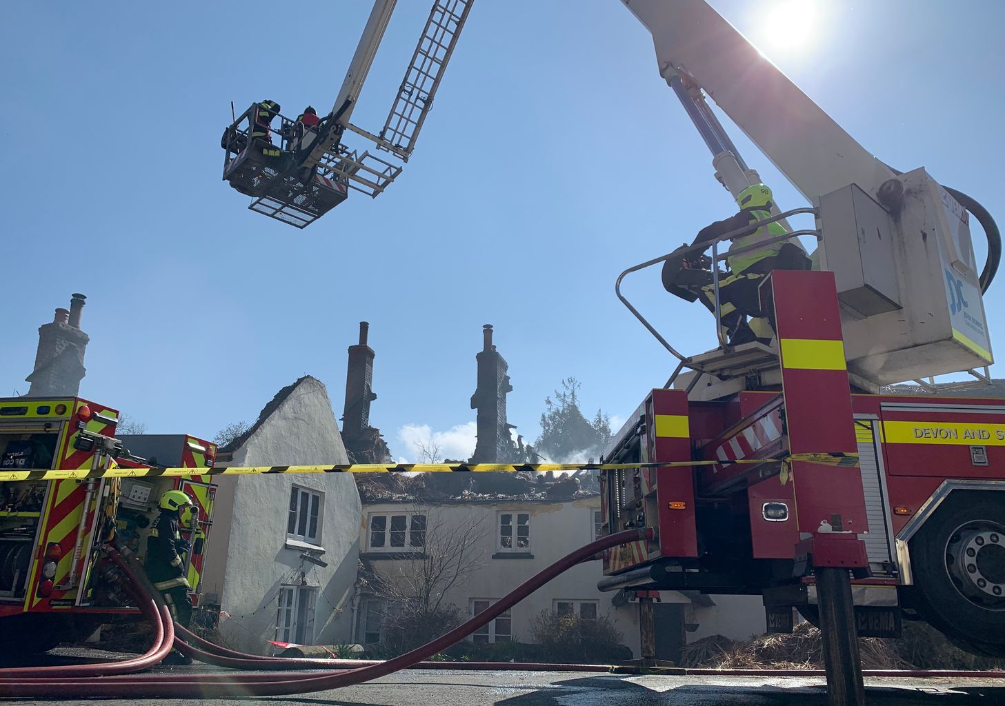 Drewsteignton: 'devastated' locals witness aftermath after blaze