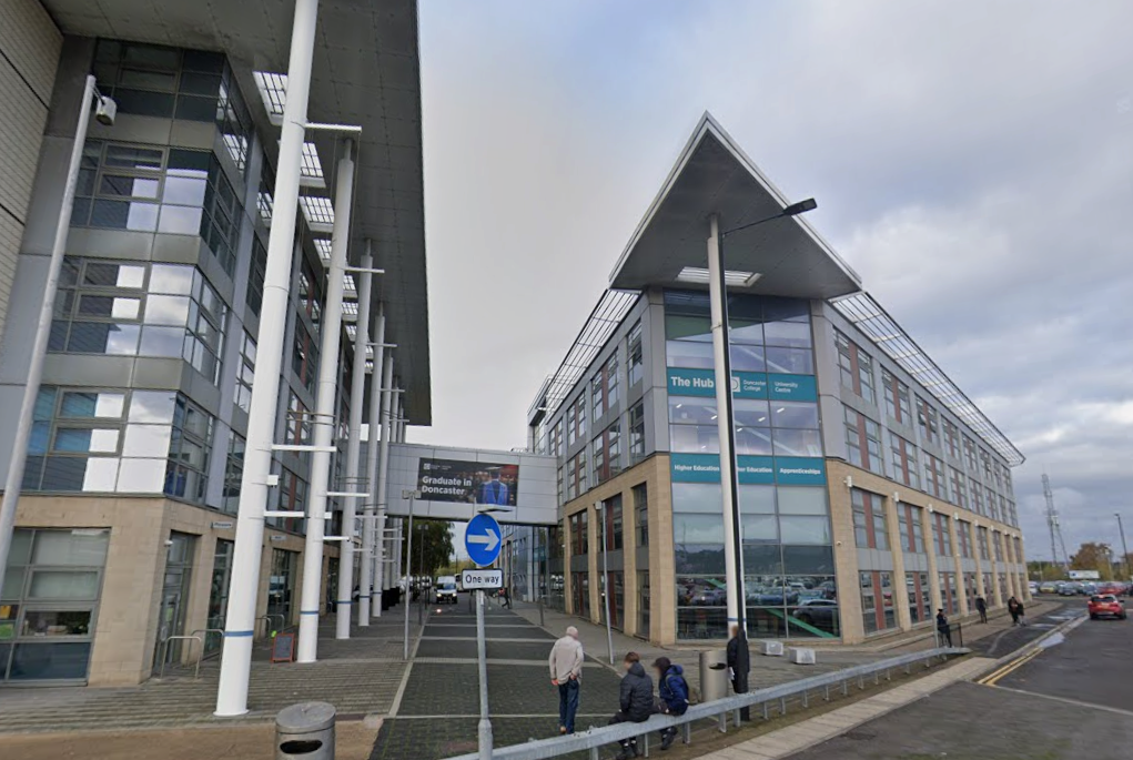 Six arrested and knife recovered after fight at Doncaster College ...