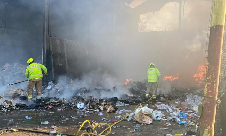 Crews tackle fire at Essex waste recycling centre