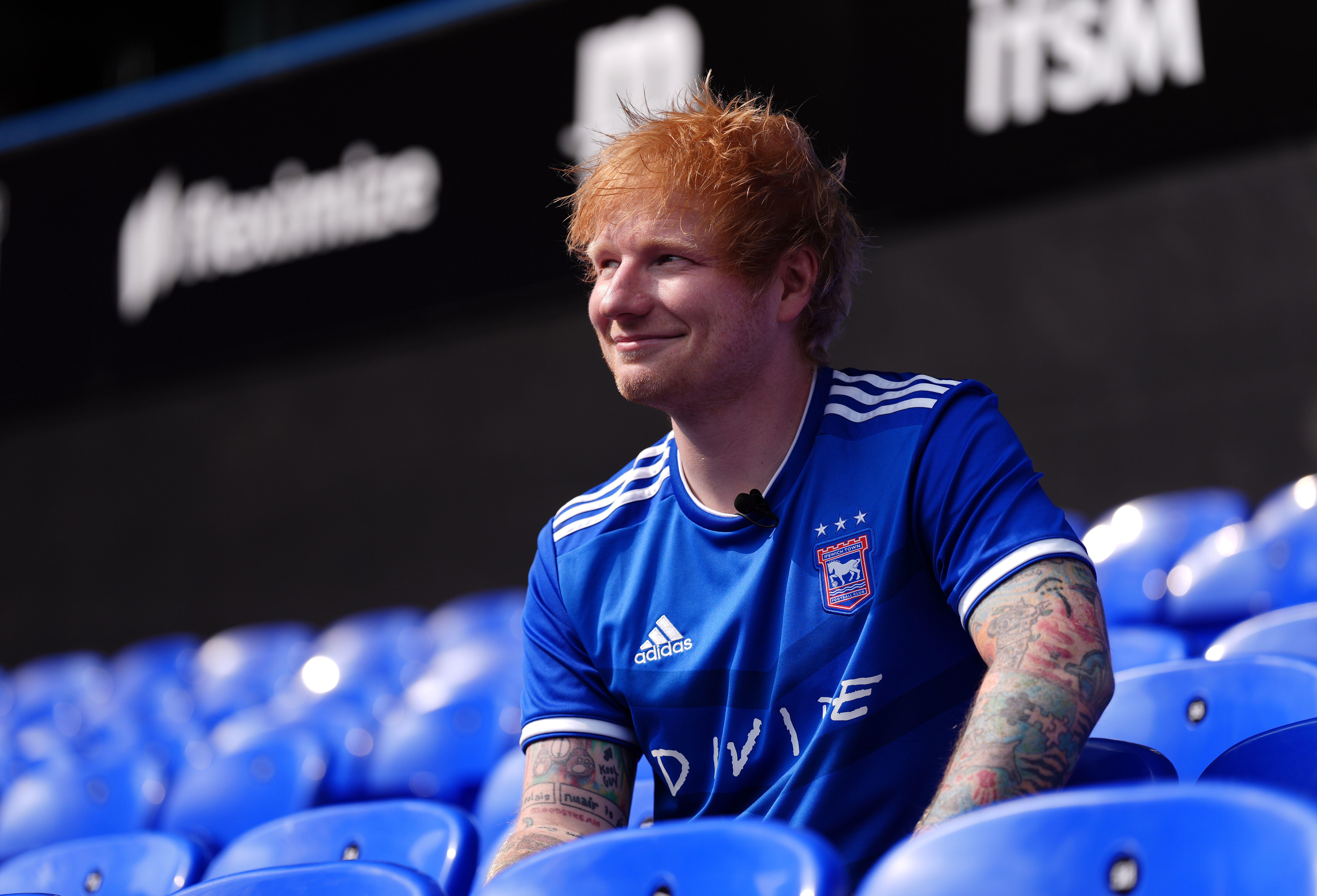 Ed Sheeran tells football fans to 'be creative with insulting chants ...