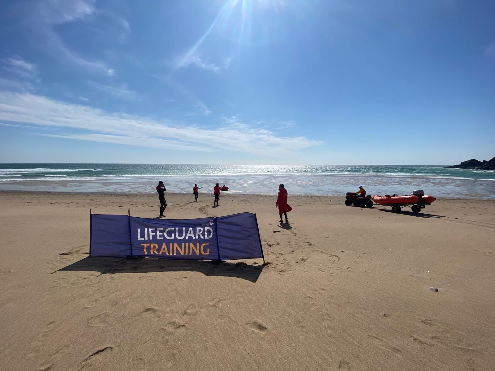 Lifeguards save swimmer's life at Praa Sands during training session ...