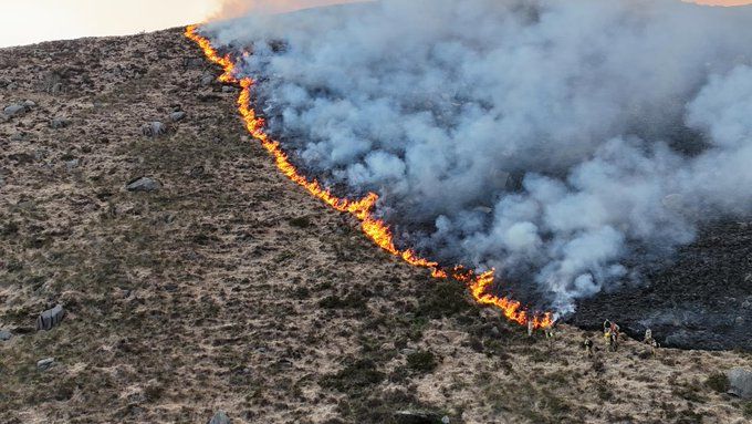Bloody Bridge blaze dealt with as NIFRS deal with wildfire on Slieve ...