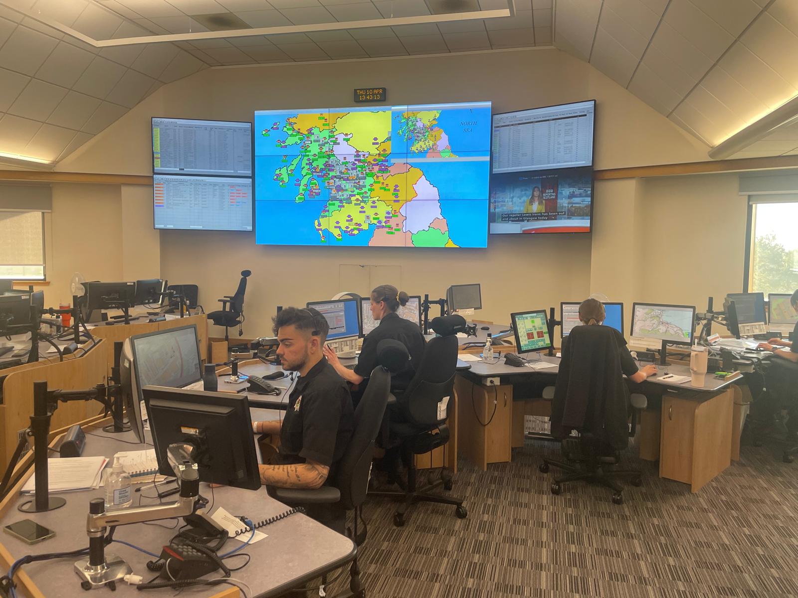 Inside the Johnstone Control Room: The heart of Scotland’s fire response