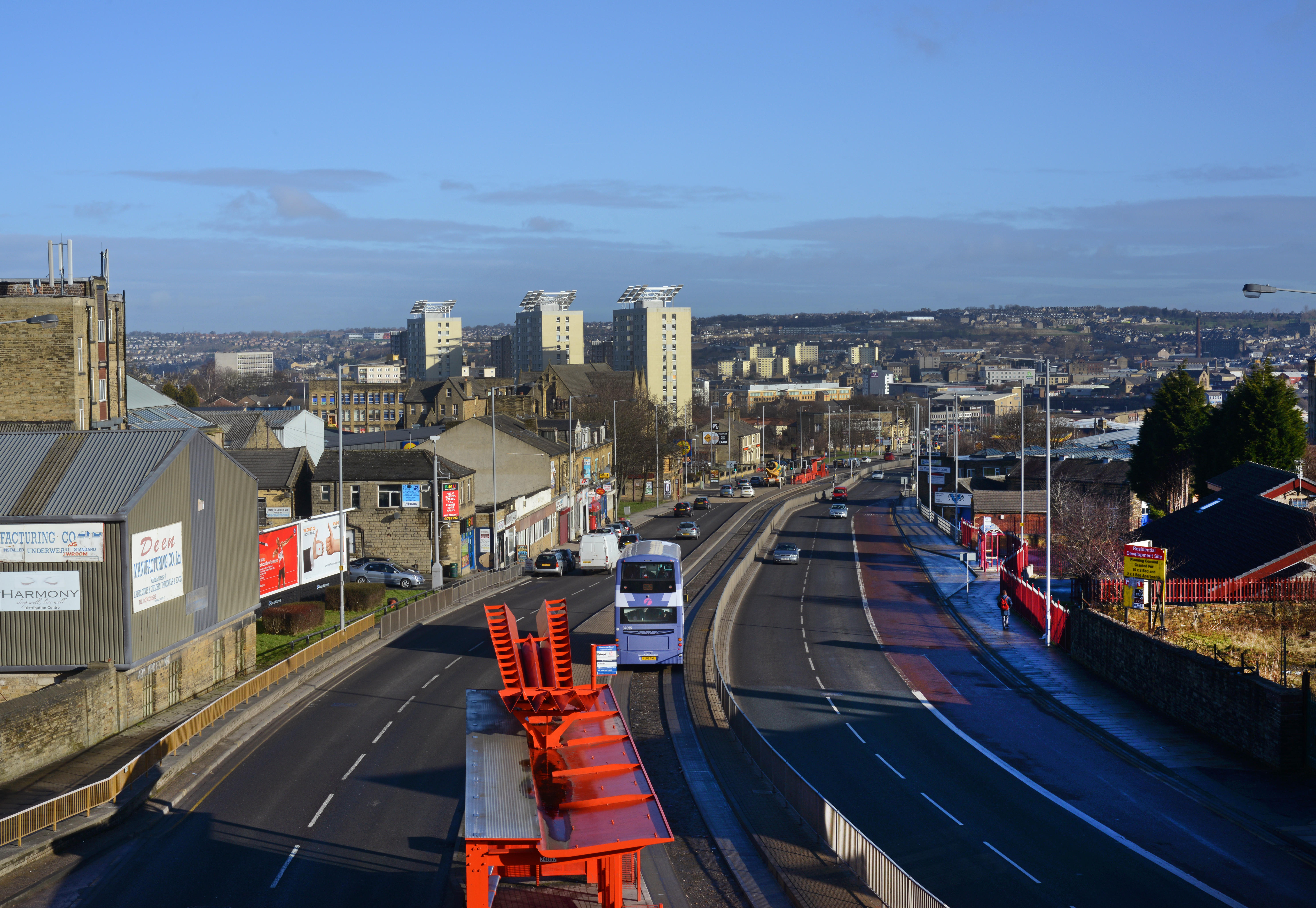 Man arrested over tower block death in Bradford