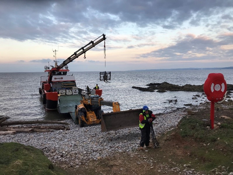 Work to protect and renovate historic buildings on Flat Holm island begins