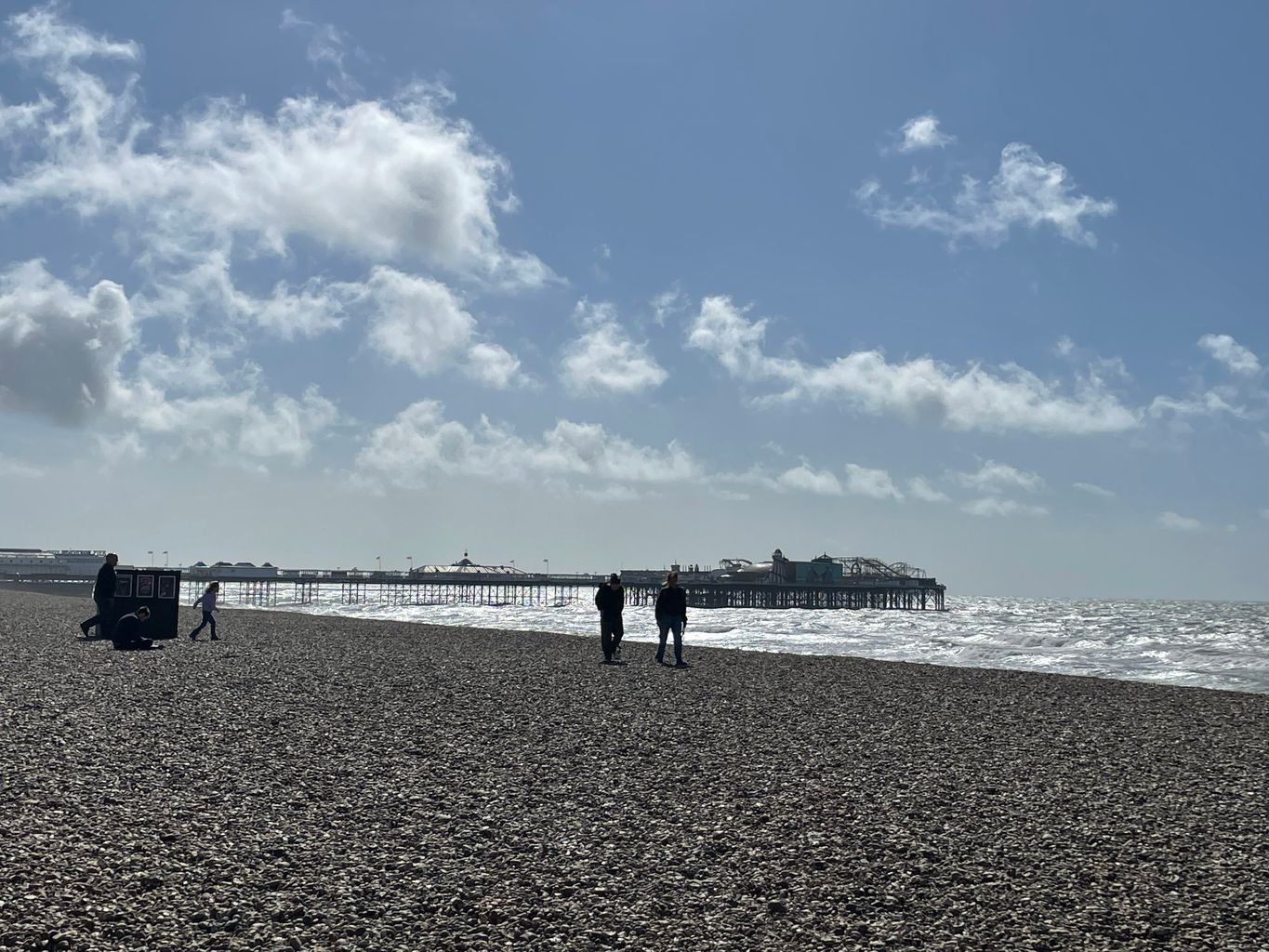 Woman located in water in Brighton