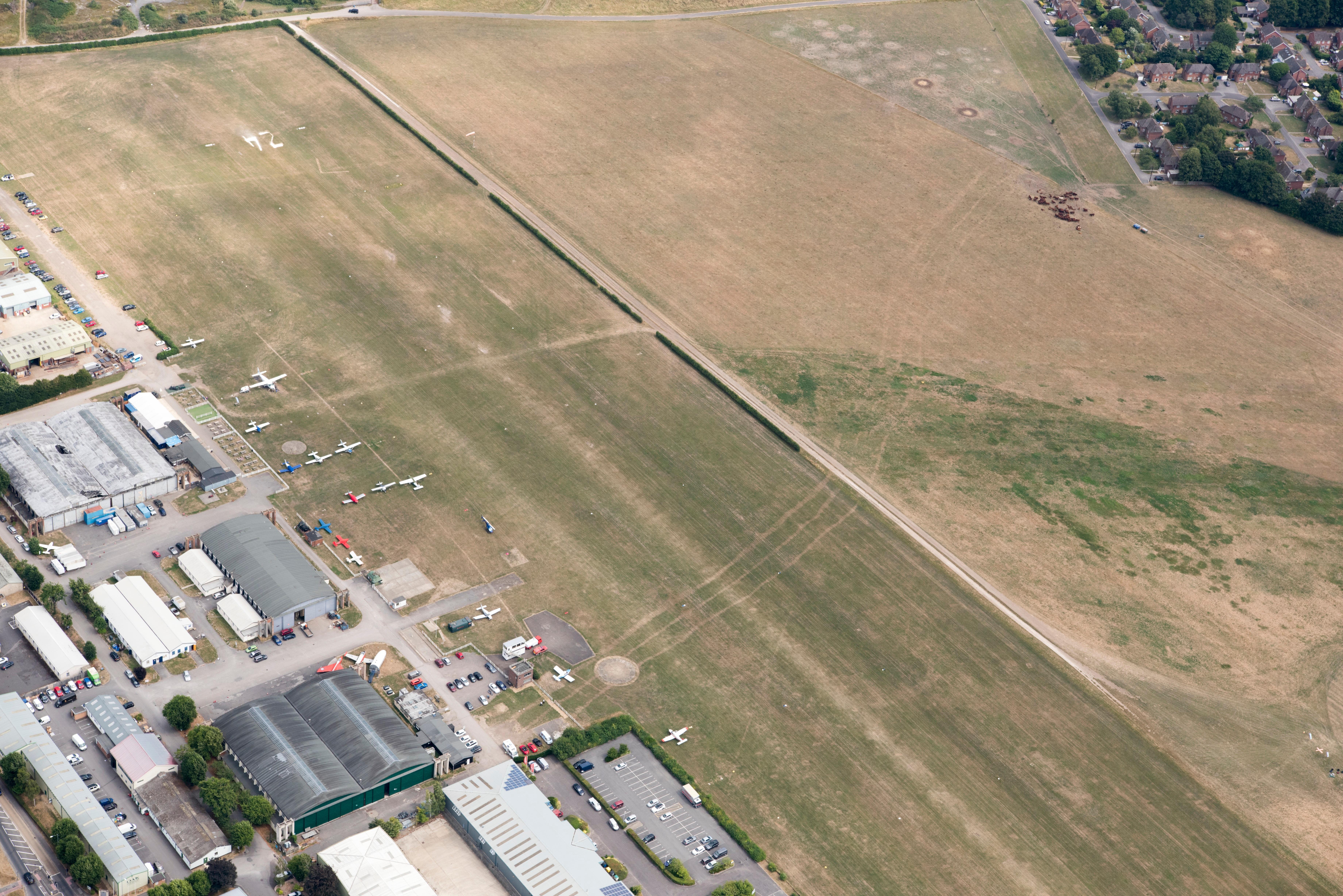 Police appeal for information on major airfield fire in Salisbury