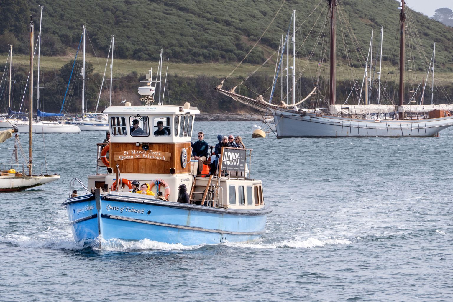 Strong winds lead to cancellations on St Mawes Ferry