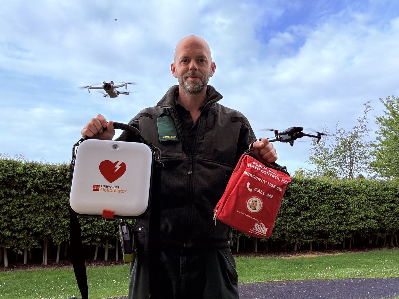 Paramedic calling for drones to deliver defibs in rural areas | News ...