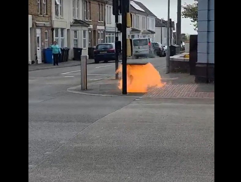 'Several manhole covers blown open' in Poole fire