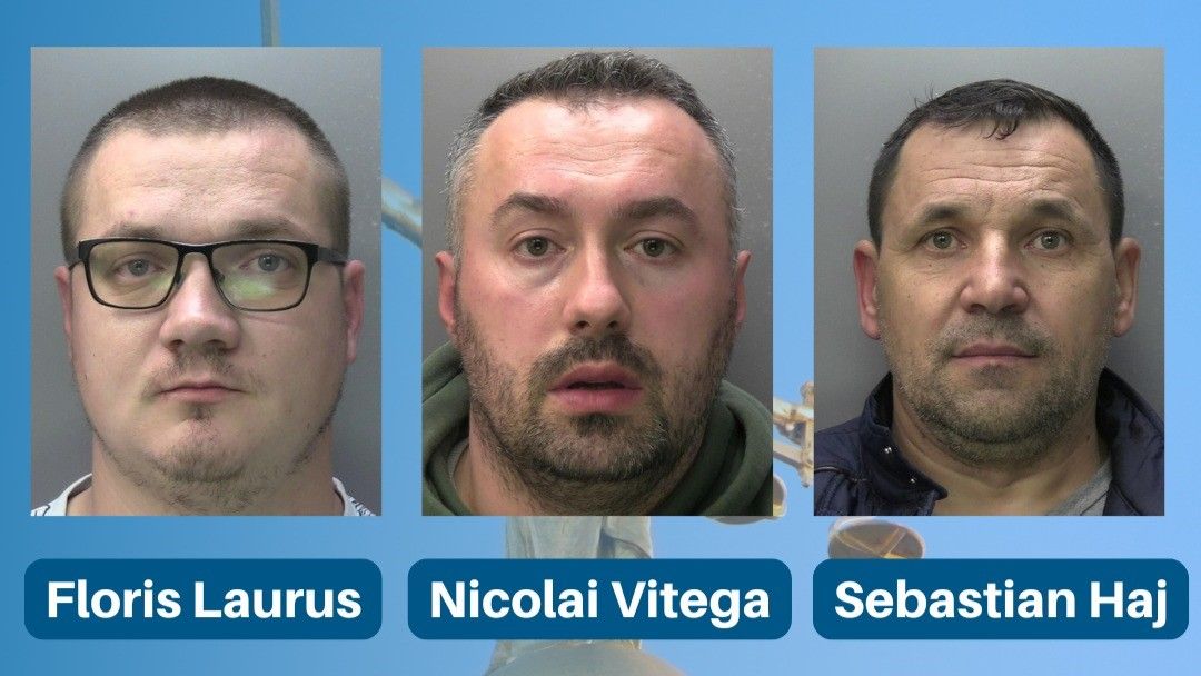 Men jailed for human trafficking after lorry stopped at Surrey services