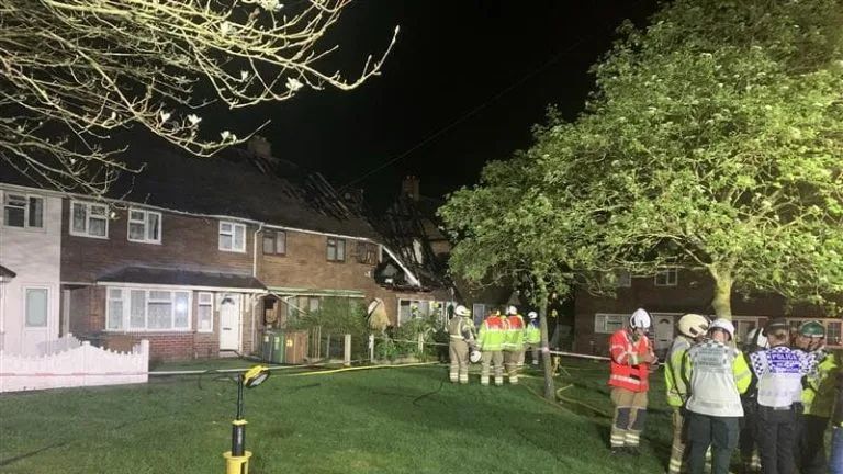 Bloxwich house fire believed to be caused by exploding gas cannisters