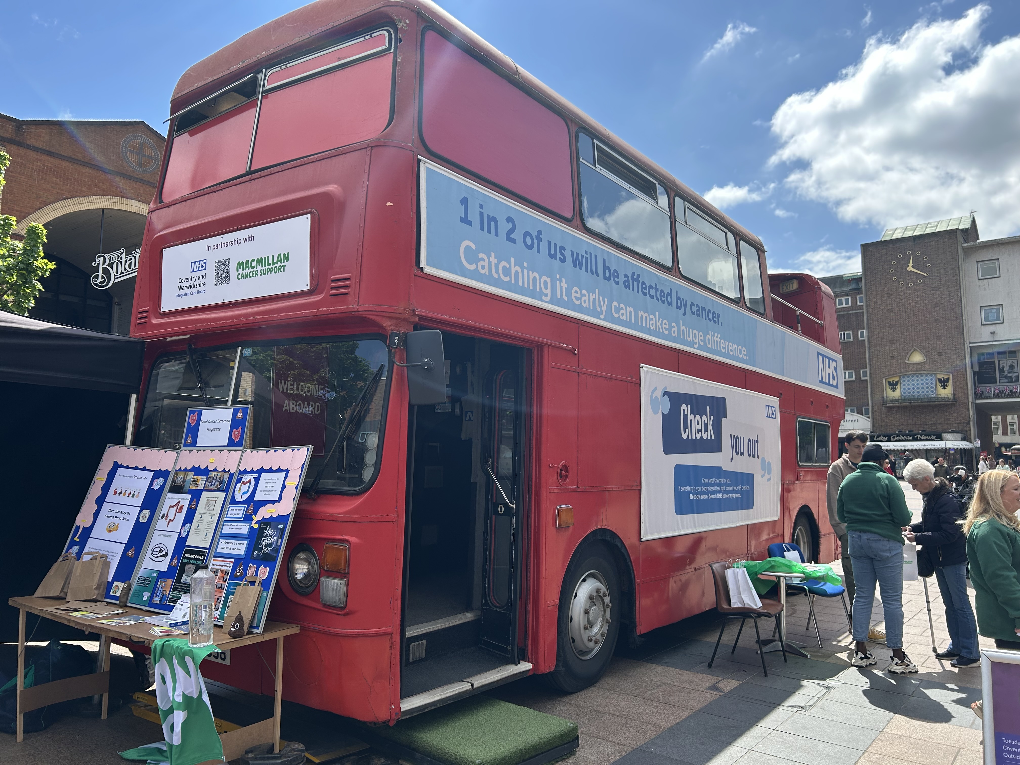 Cancer screening bus tour kickstarts in Coventry | News - Hits Radio ...