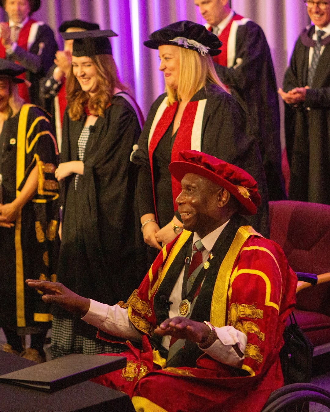 Uriah Rennie officially becomes Chancellor of Sheffield Hallam ...