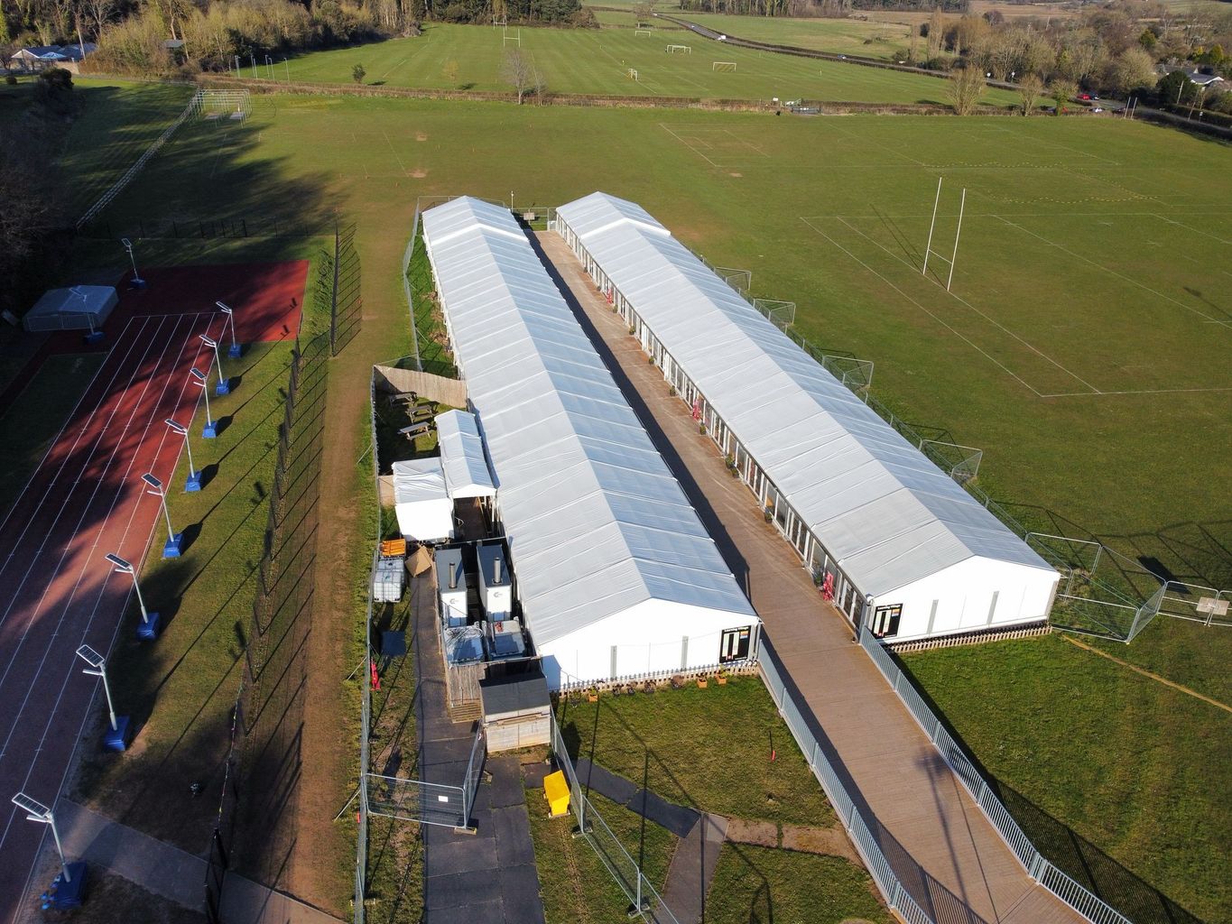 New temporary school block could replace tents at Clevedon School