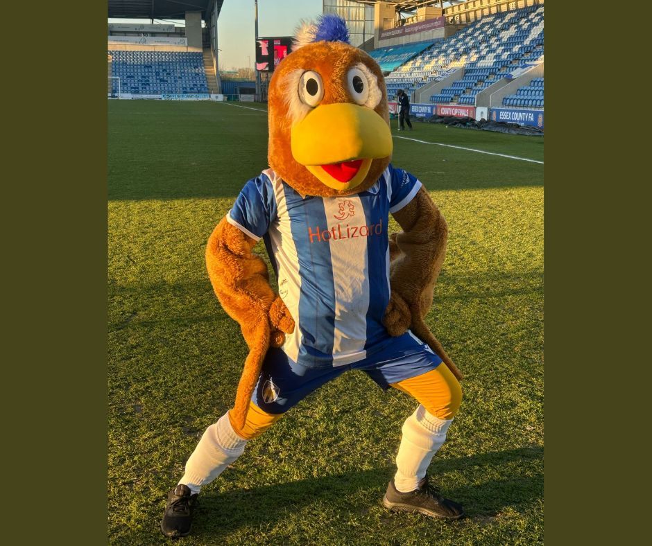 Colchester United mascot runs 10K for mental health support