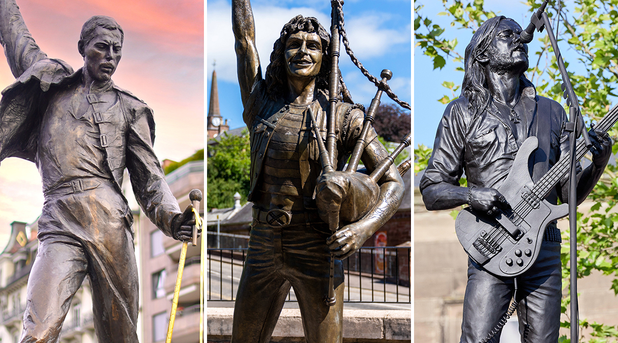 27 rock legends honoured with statues