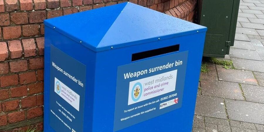 Number of weapon surrender bins in West Midlands to double | News ...