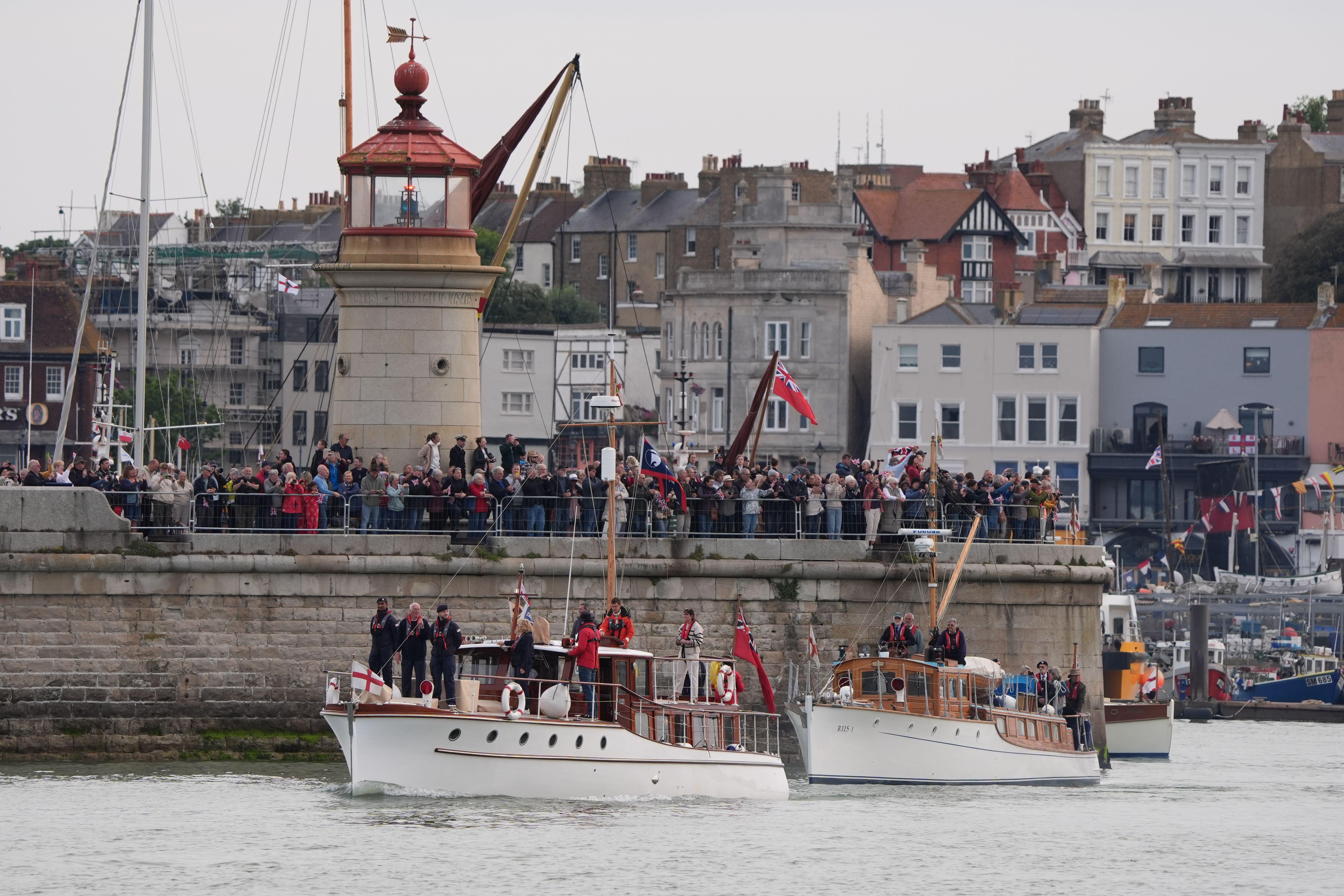 Fleet of 'Little Ships' leave Ramsgate for Dunkirk to commemorate ...