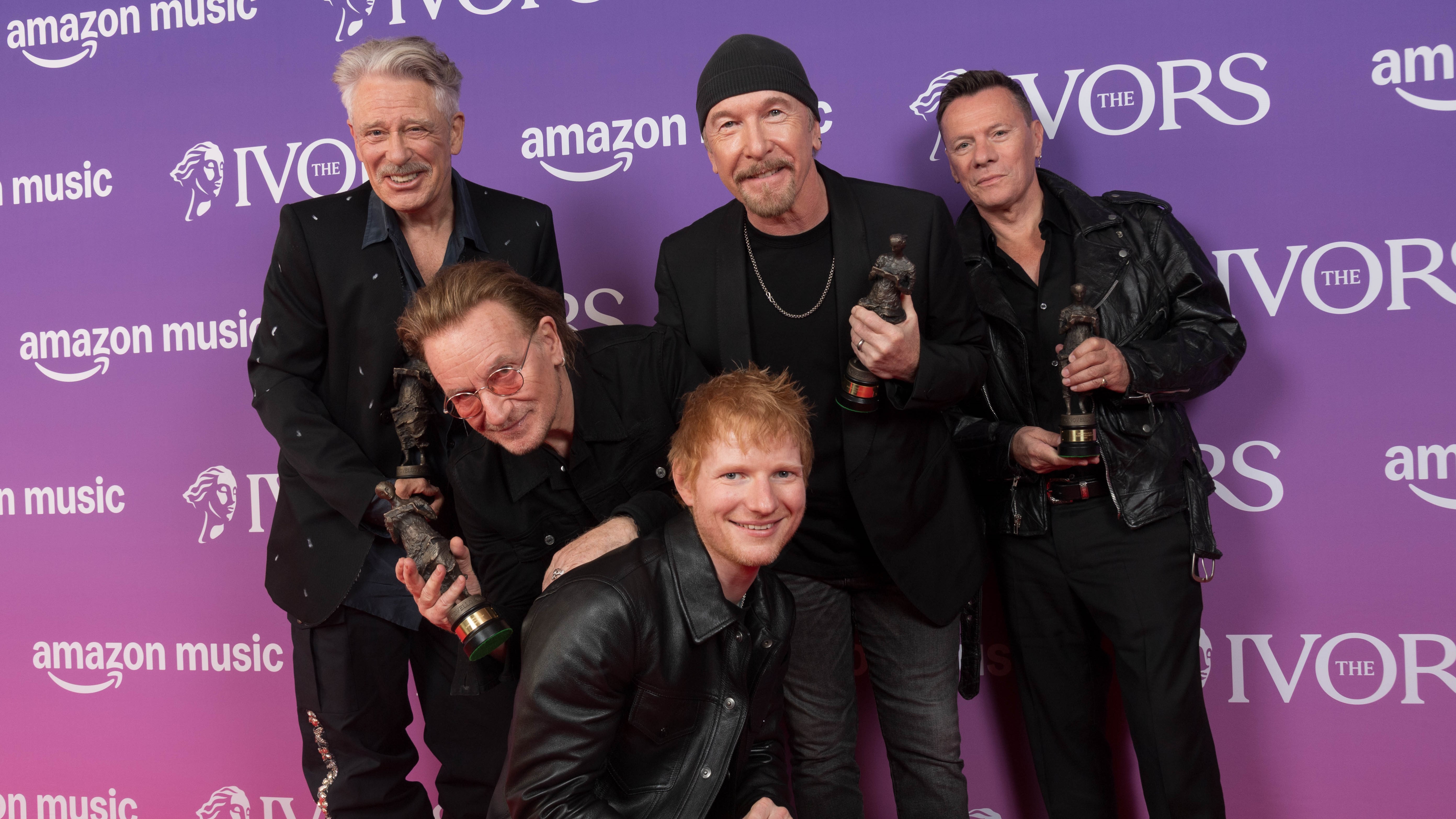 U2 receive The Ivors Academy's highest songwriting honour
