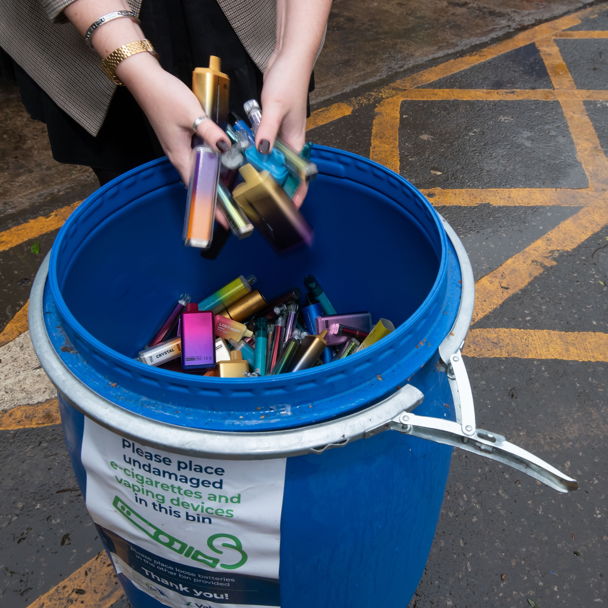 Vape bins set up at North Yorkshire recycling centres