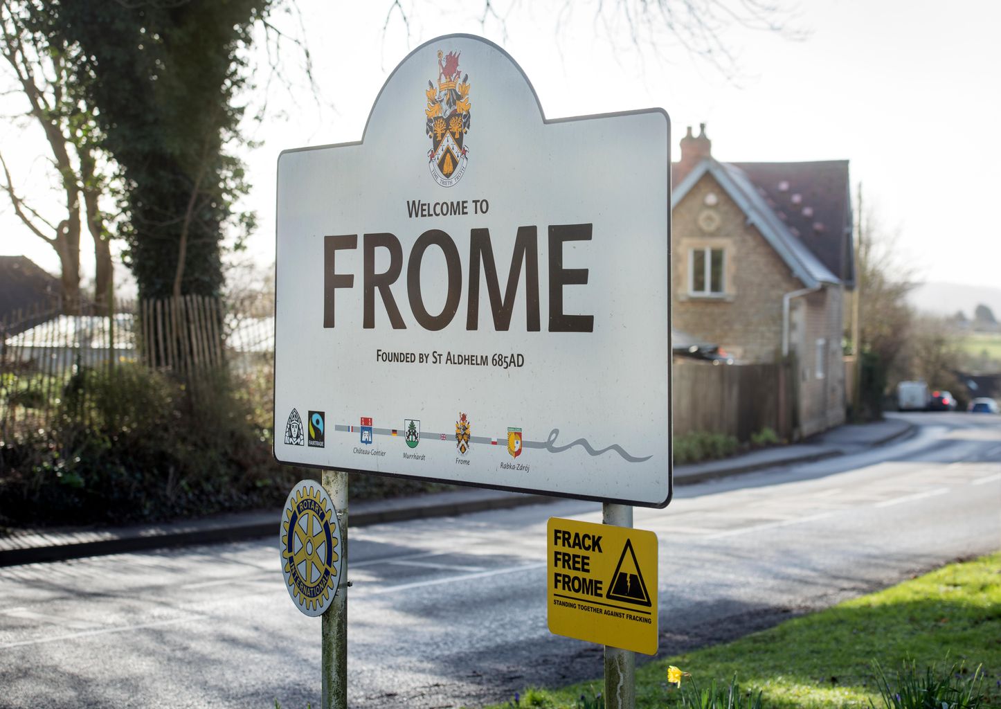 Not again! 'Frome' sign moved in string of pranks across Somerset