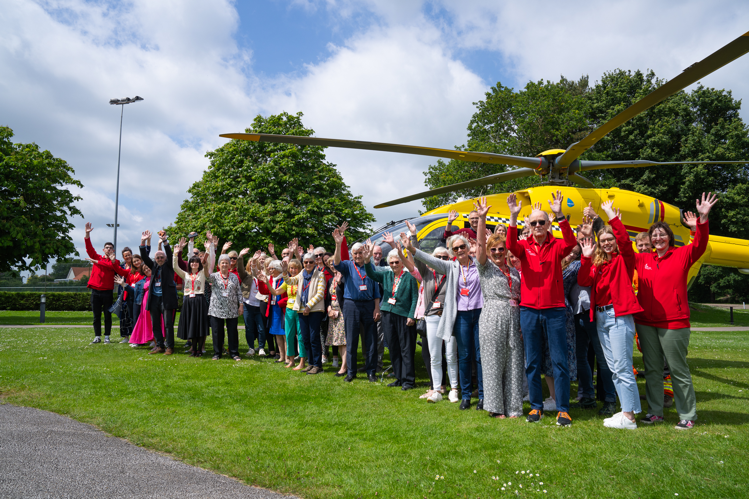 East Anglian Air Ambulance volunteers donate 12,500 hours in under a ...