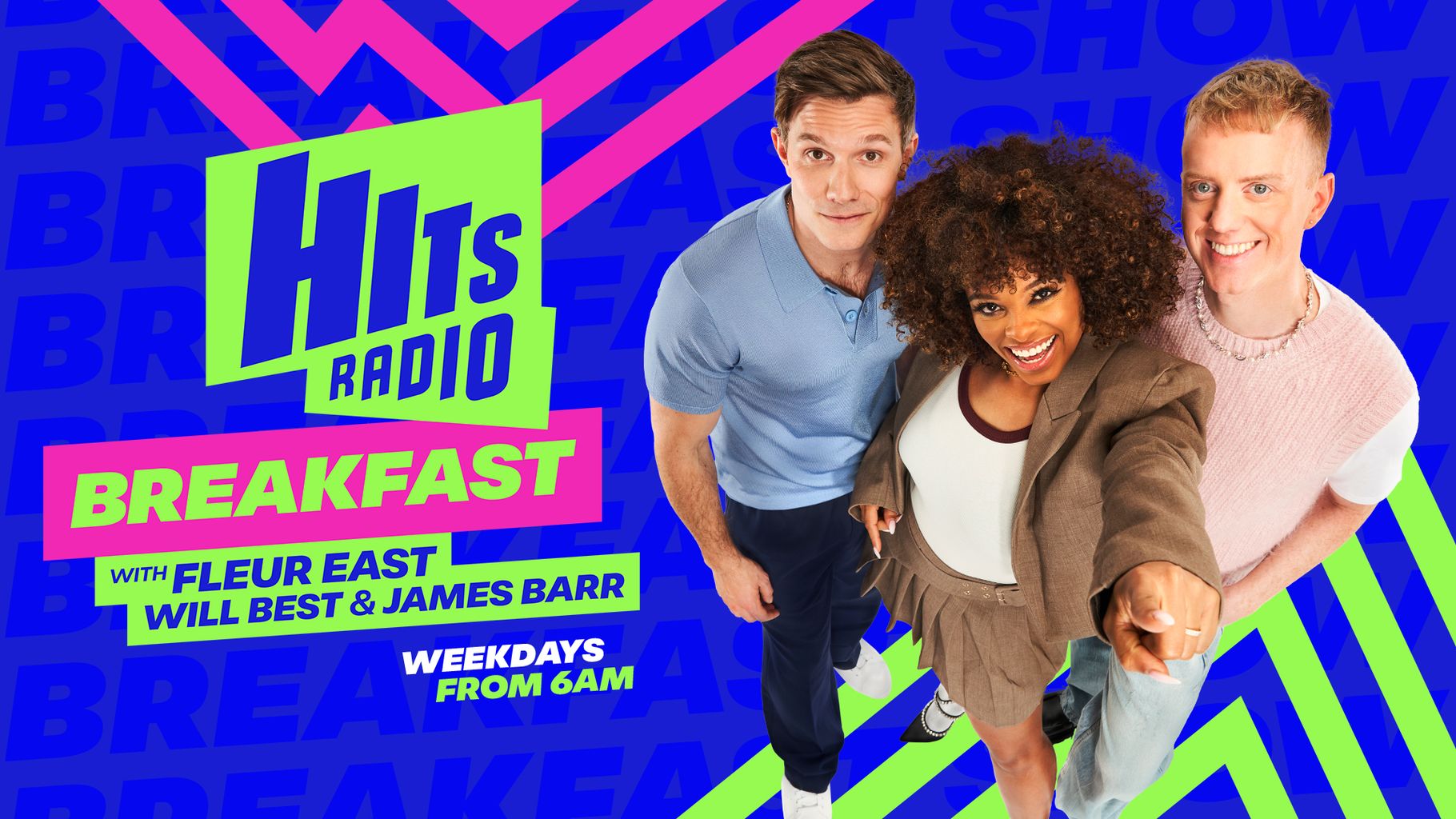 Turn It Up! Hits Radio Breakfast with Fleur East, Will Best and James ...