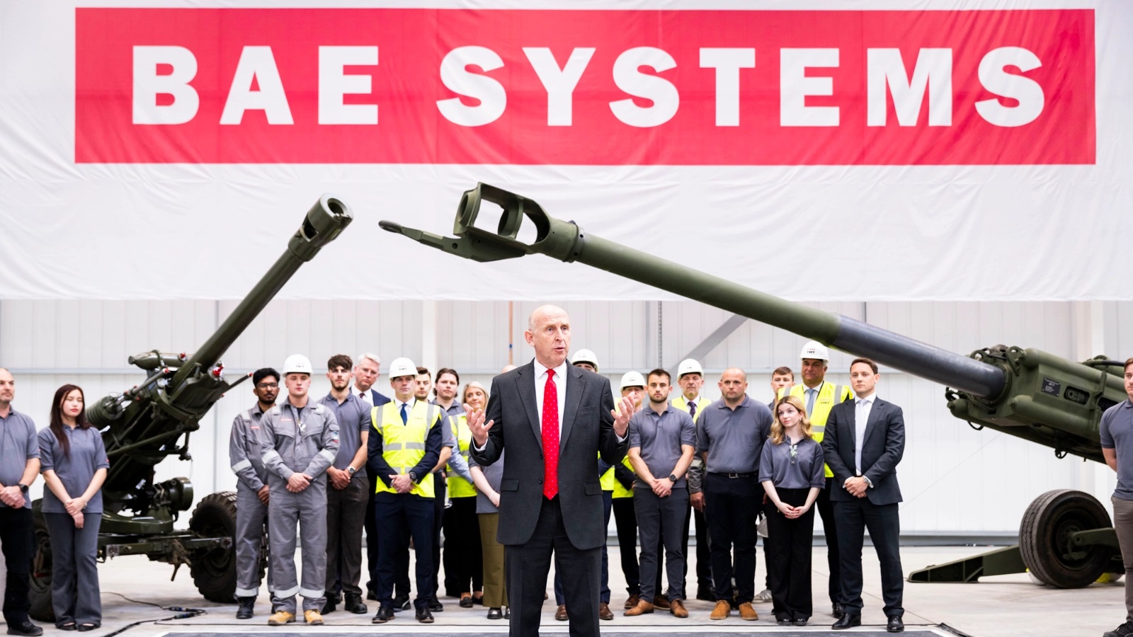 £25m BAE Systems artillery factory officially opened in Sheffield ...