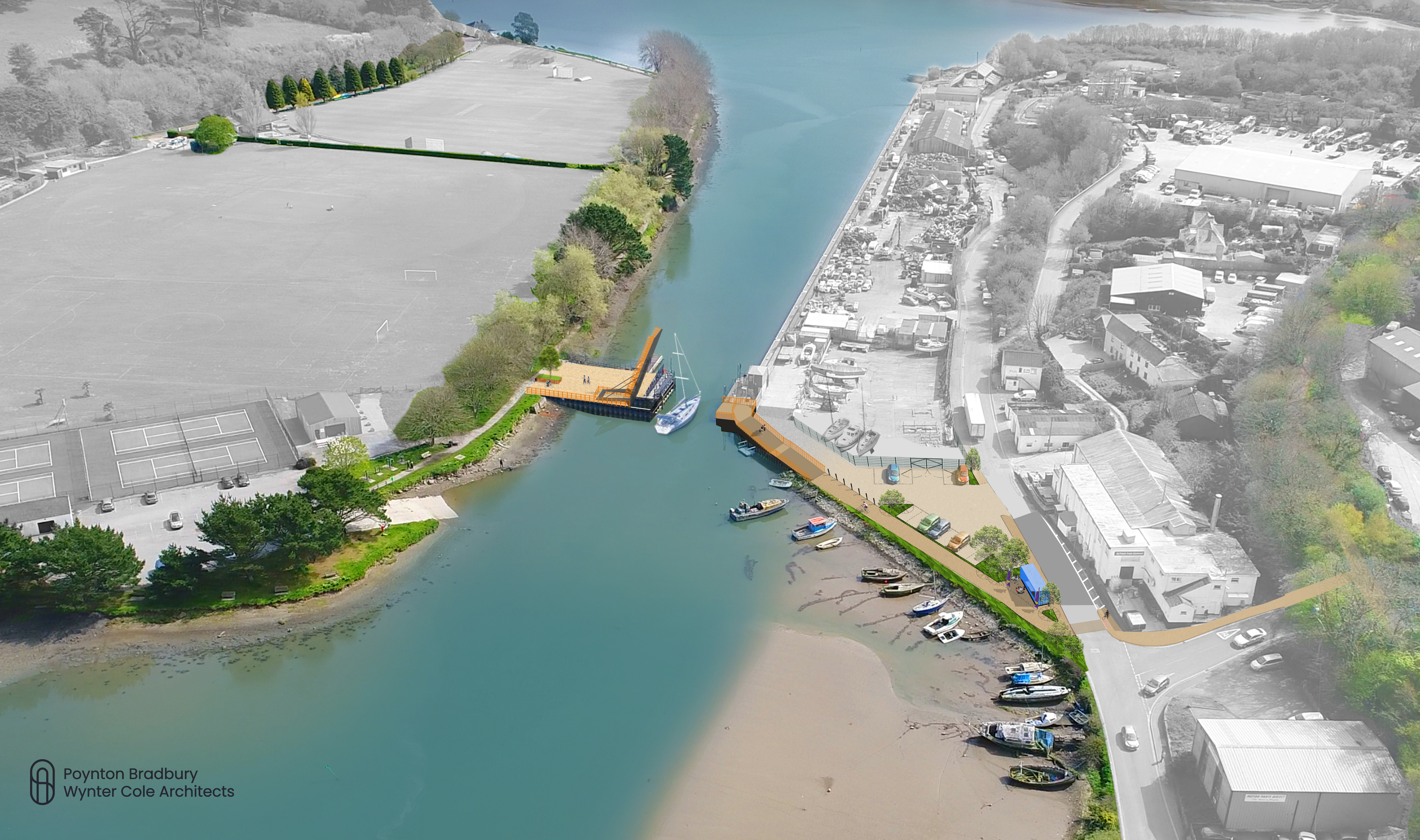 A bridge planned for Truro's been scrapped over costs