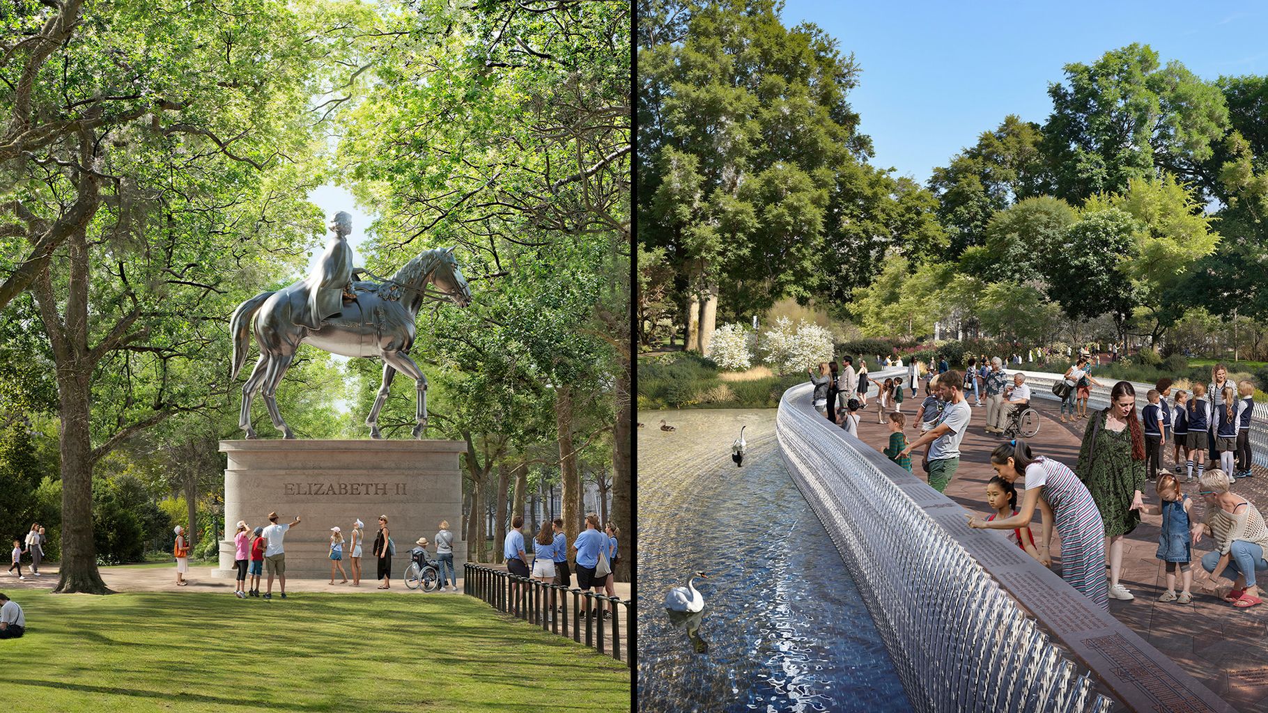 Design for Queen Elizabeth II memorial revealed