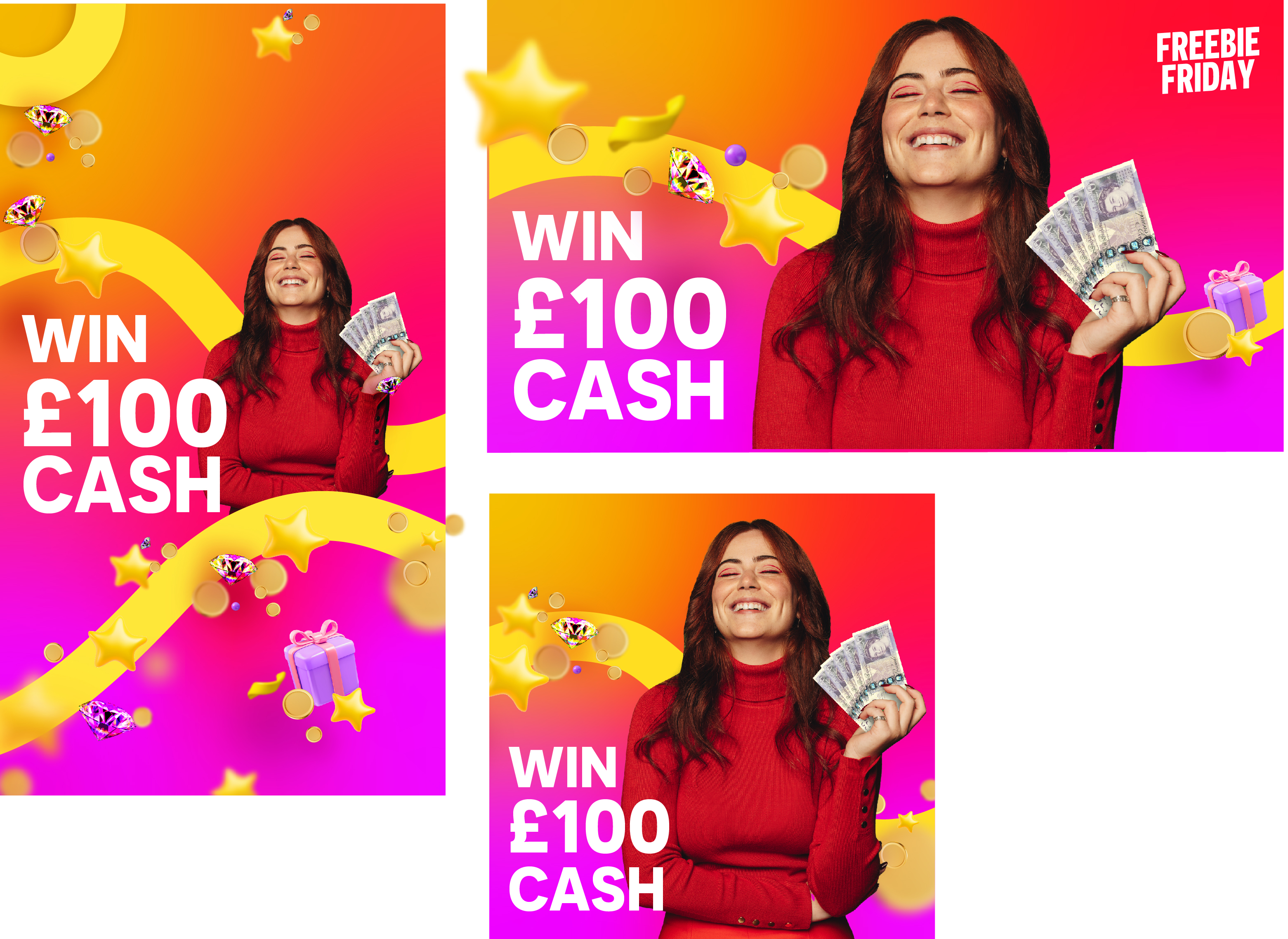 Freebie Friday - Win £100 Cash | Win - KISSTORY