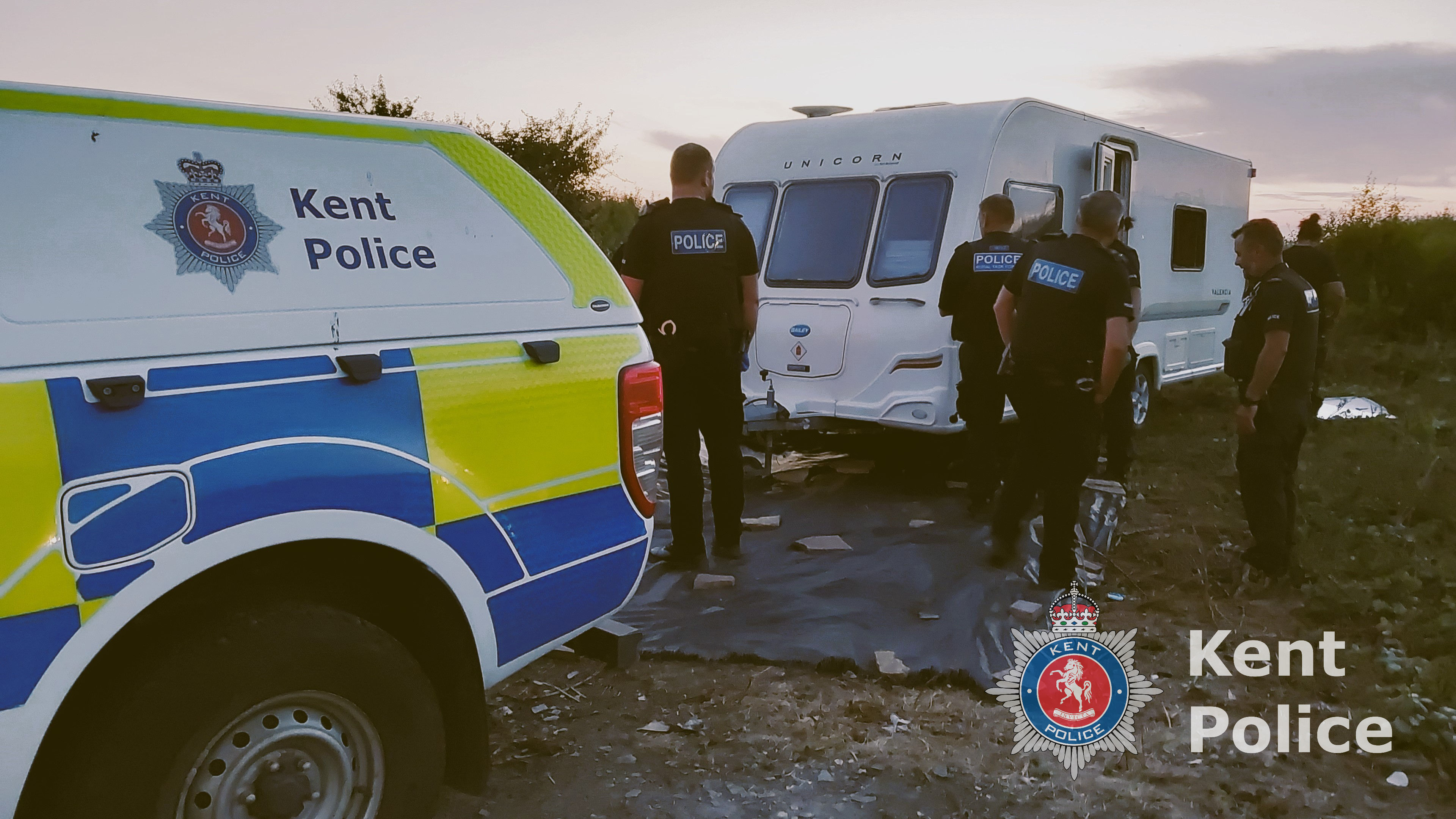 Suspected stolen caravans seized across Kent in rural crime clampdown