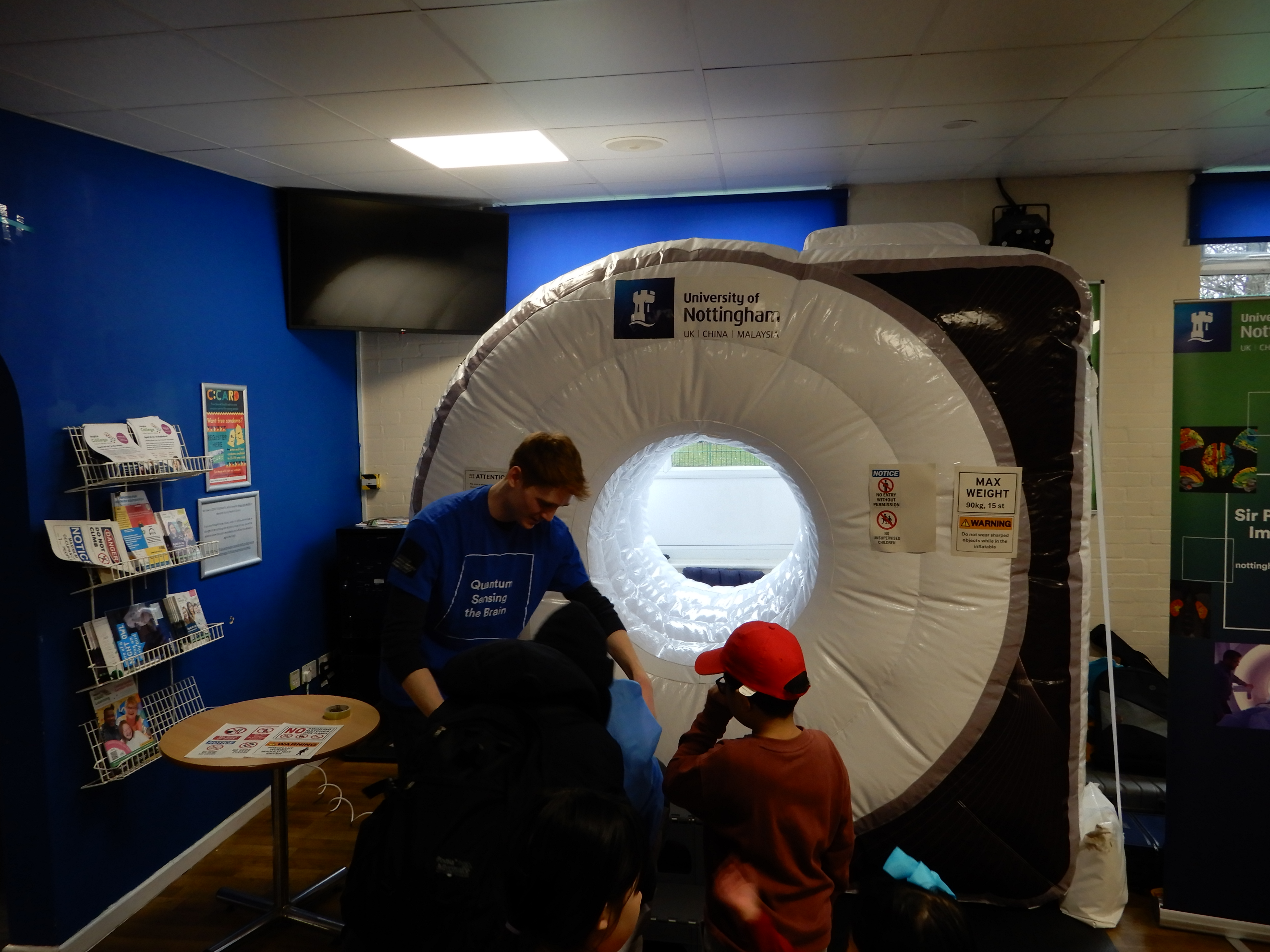 Inflatable MRI scanner helps calm children's nerves in Teesside