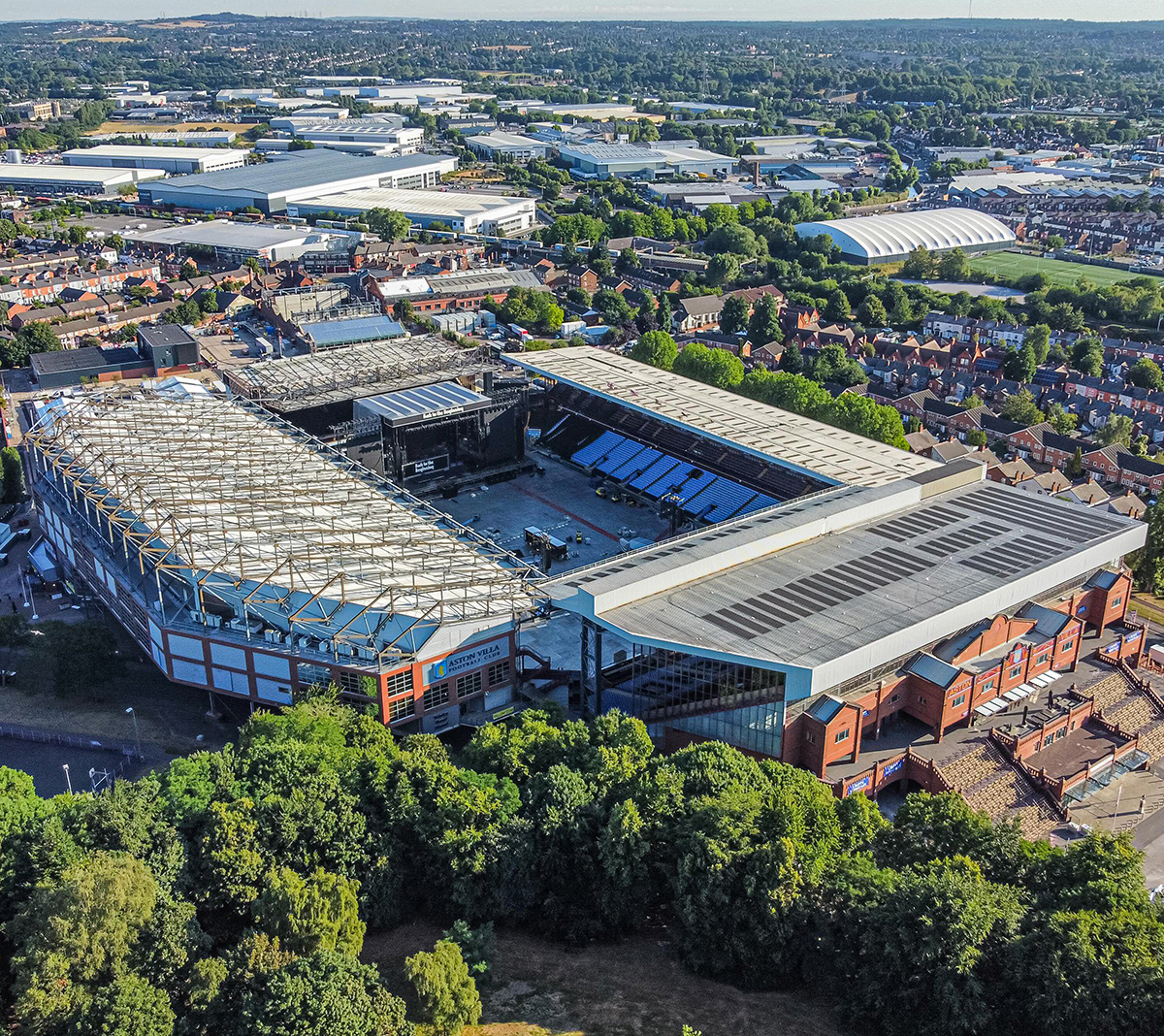 The stage is set for Black Sabbath's Back to the Beginning concert ...