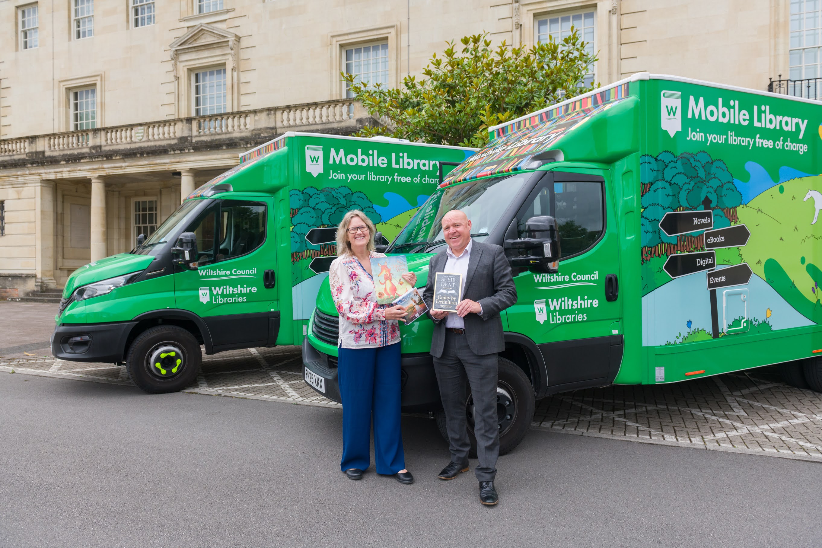 Wiltshire Council launches new mobile library vehicles to improve rural ...