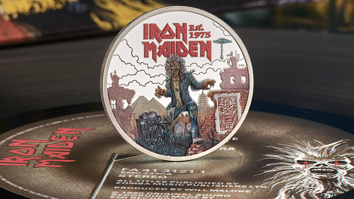 Iron Maiden's 50th anniversary celebrated with Royal Mint coin | Music ...