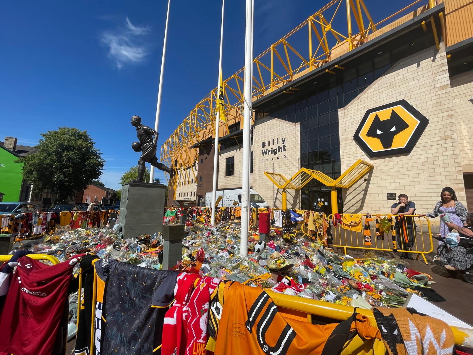 Wolves fans 'still coming to terms' with Diogo Jota death